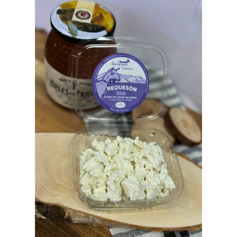 Requesón artesanal de cabra